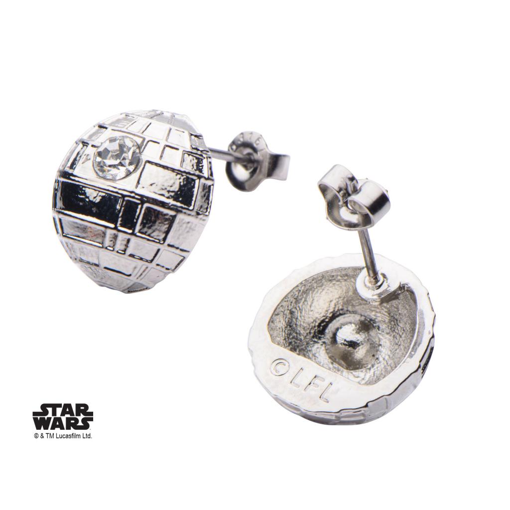 STAR WARS - Stainless Steel Death Star Stud Earrings : ShopForGeek.com ...