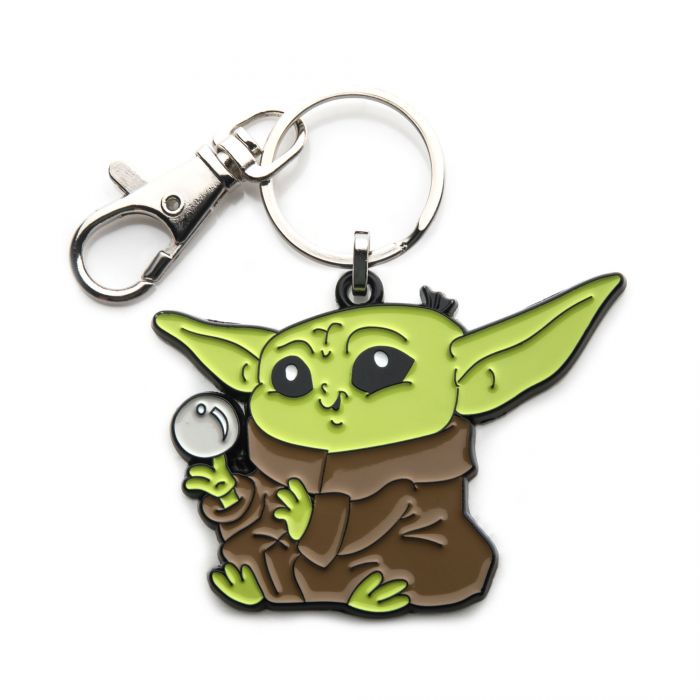 BEMS | THE MANDALORIAN - Grogu with ball - Metal Keychain