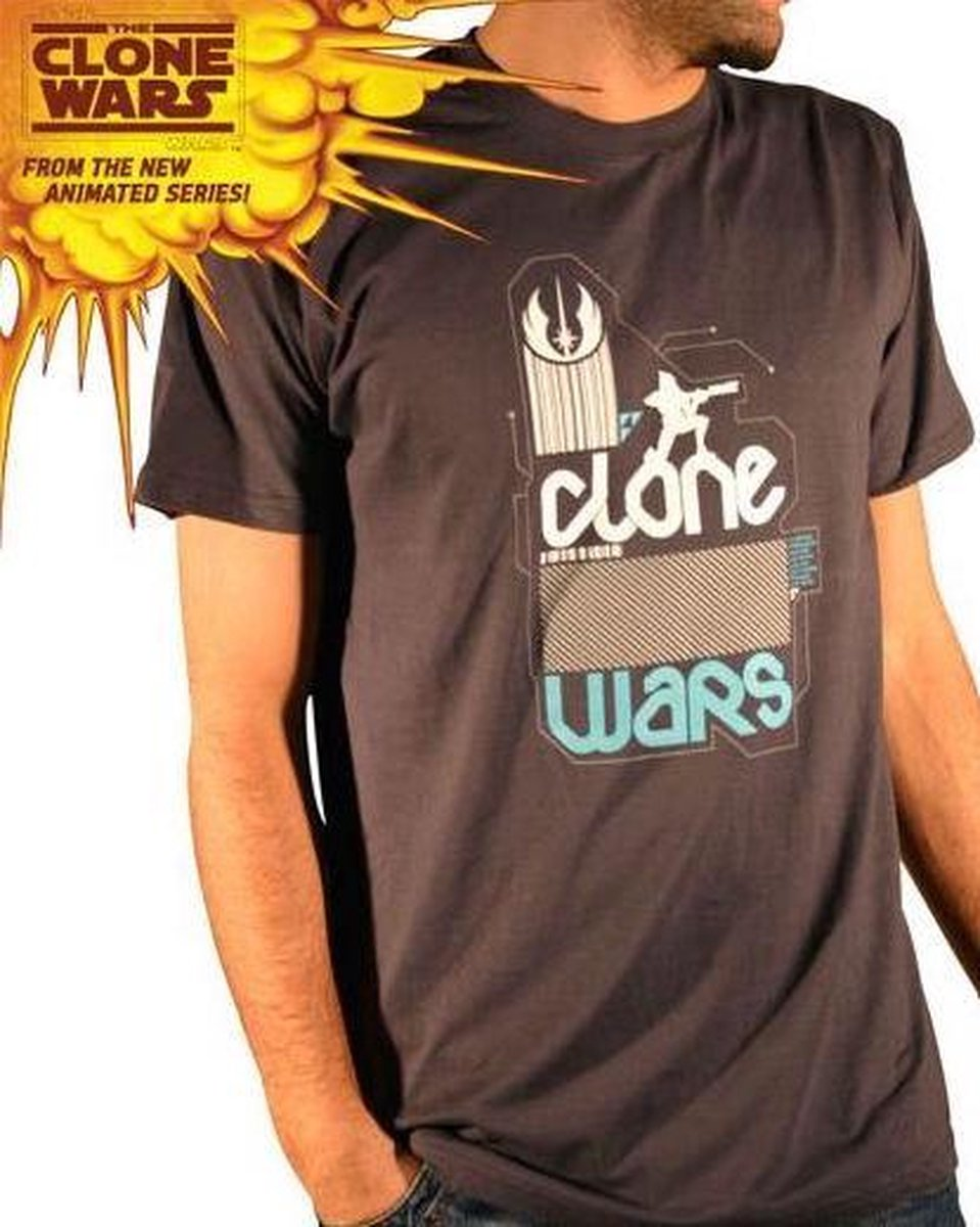 STAR WARS CLONE WARS - T-Shirt The Clone Wars Artwork (M) : ShopForGeek ...