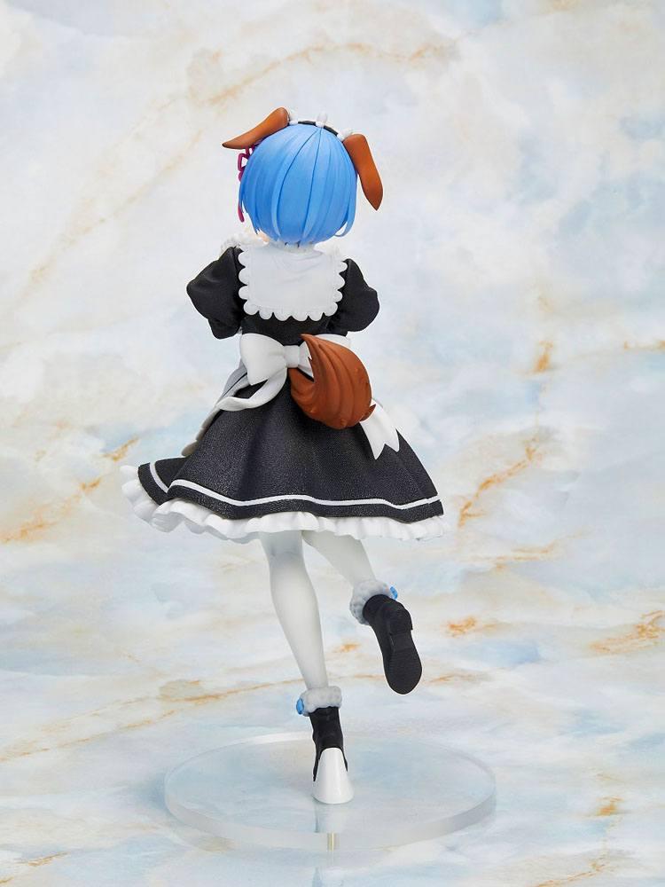 RE:ZERO - Coreful Rem Memory Snow Dog Version - Statuette Taito 23cm ...