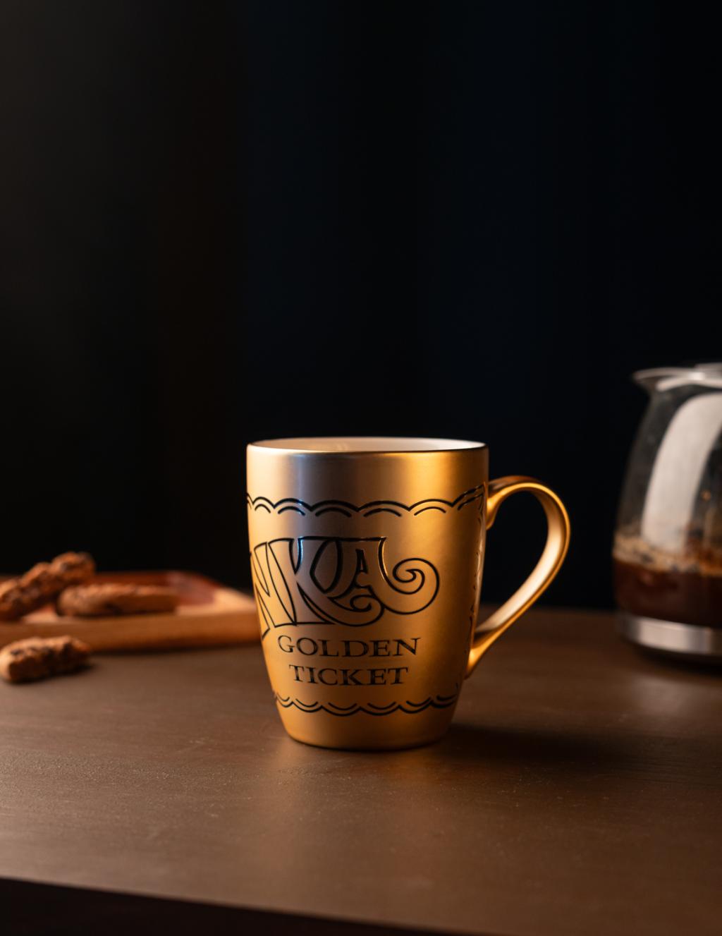 WILLY WONKA - Golden Ticket - Mug - 350 ml : ShopForGeek.com: Tasse