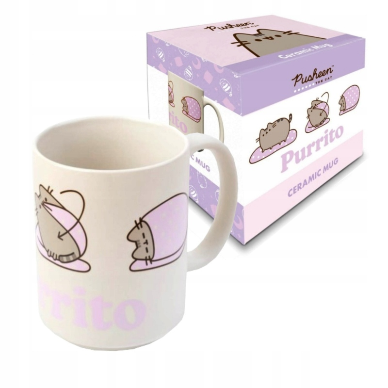 PUSHEEN - Purrito - Mug - 350 ml : ShopForGeek.com: Taza Grupo Erik Pusheen
