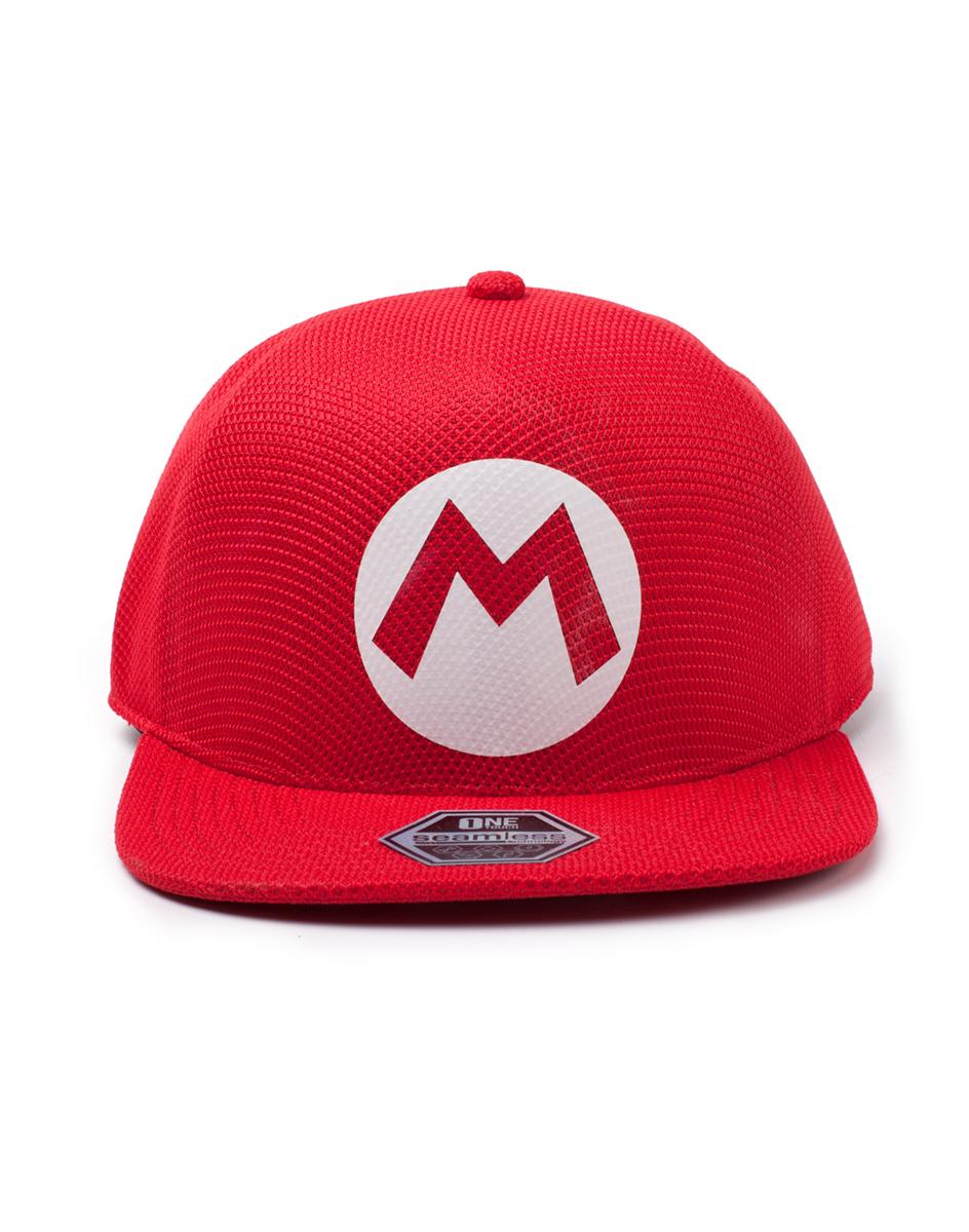 NINTENDO - Snapback Cap - Super Mario Badge : ShopForGeek.com: Cap ...
