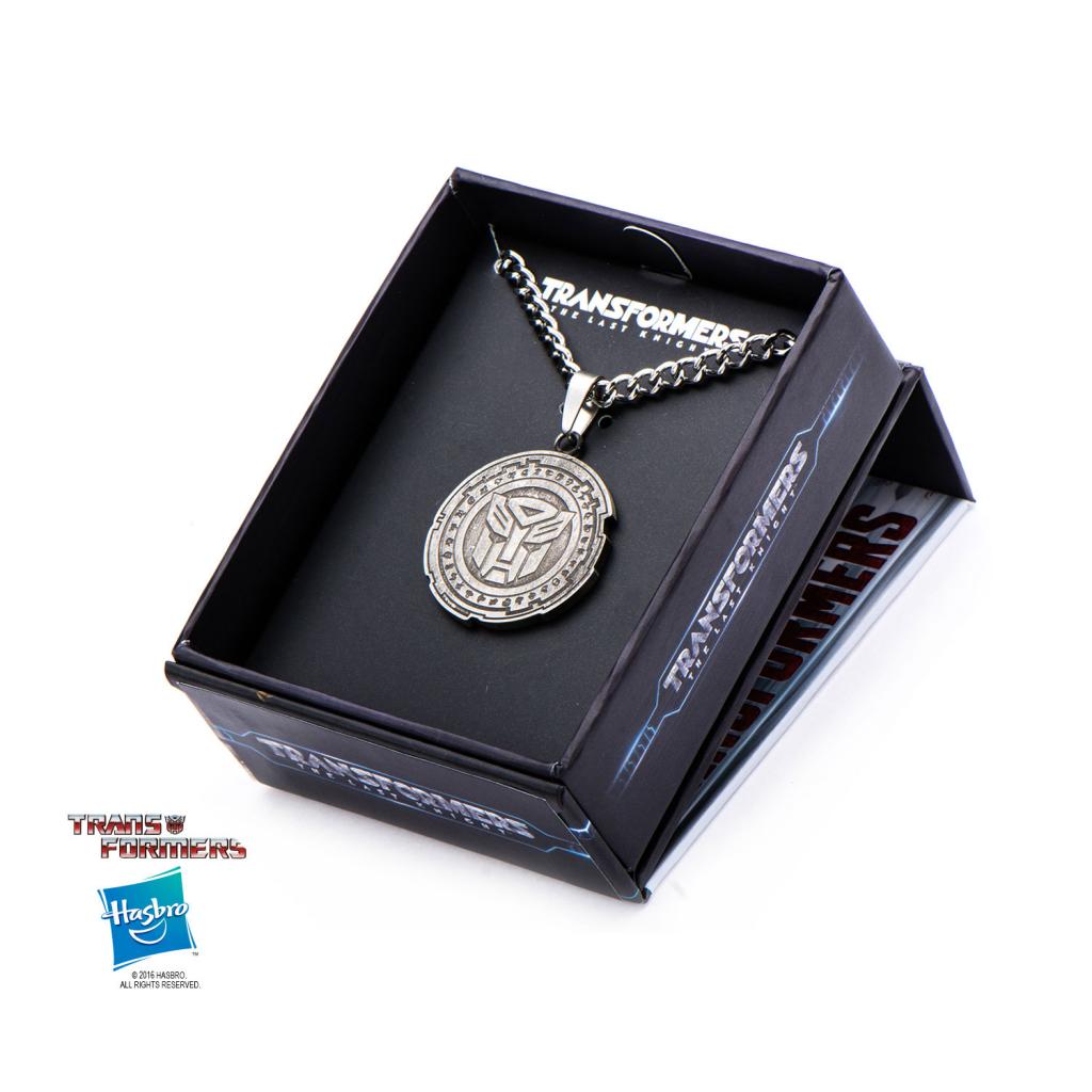 TRANSFORMERS - Metal Autobot Circle Antique Pendant With Chain ...