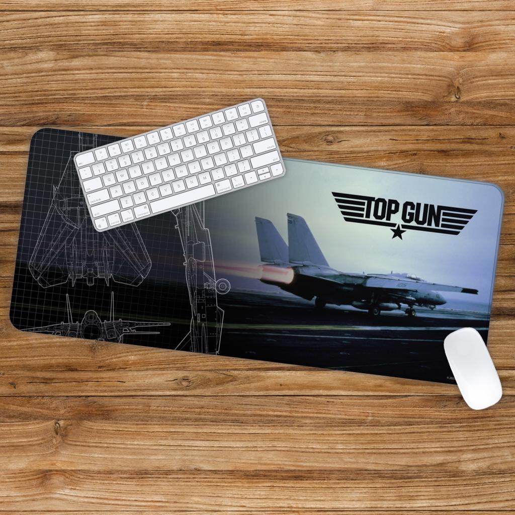 TOP GUN - Desk Pad - 70x30cm : ShopForGeek.com: Alfombrillas de ratón ...