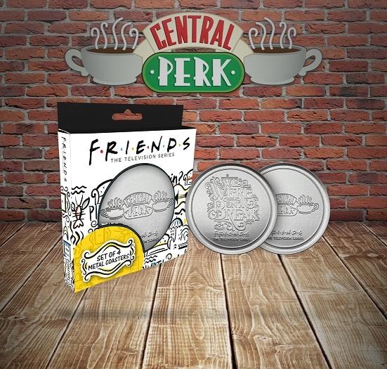 FRIENDS - Set of 4 Metal Coasters : ShopForGeek.com: Coaster Fanattik ...