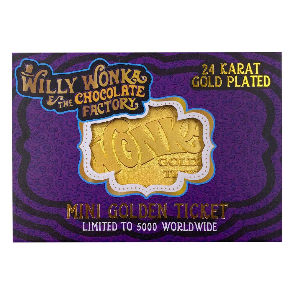 CHARLIE & THE CHOCOLATE FACTORY - Gold Plated Ticket Collector ...