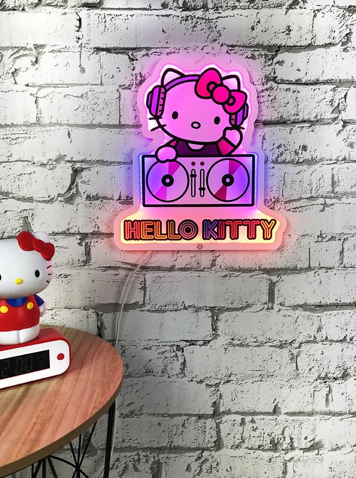 HELLO KITTY - DJ - Wall Light Led - 12inch : ShopForGeek.com: Lámpara ...