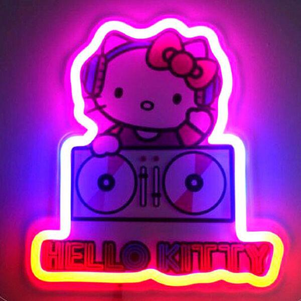 HELLO KITTY - DJ - Neon Mural Led - 30 cm : ShopForGeek.com: Lampe ...