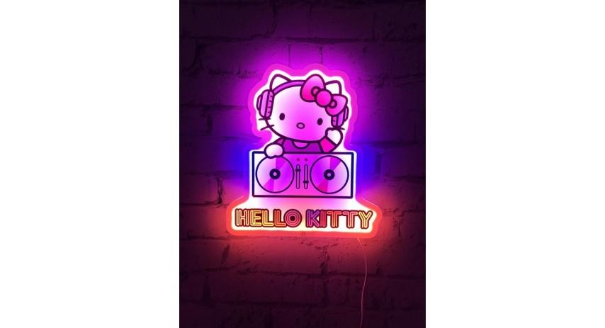 HELLO KITTY - DJ - Wall Light Led - 12inch : ShopForGeek.com: Lamp ...