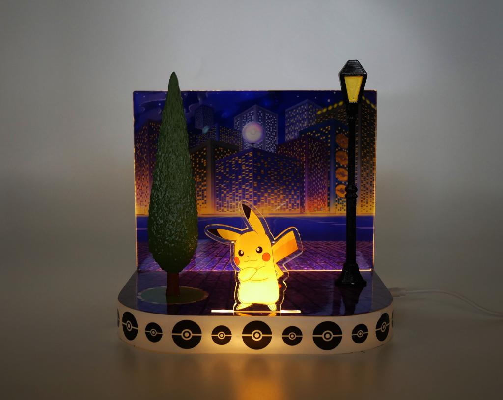 POKEMON - Pikachu - LED Light-Up Diaporama : ShopForGeek.com: Lampe ...