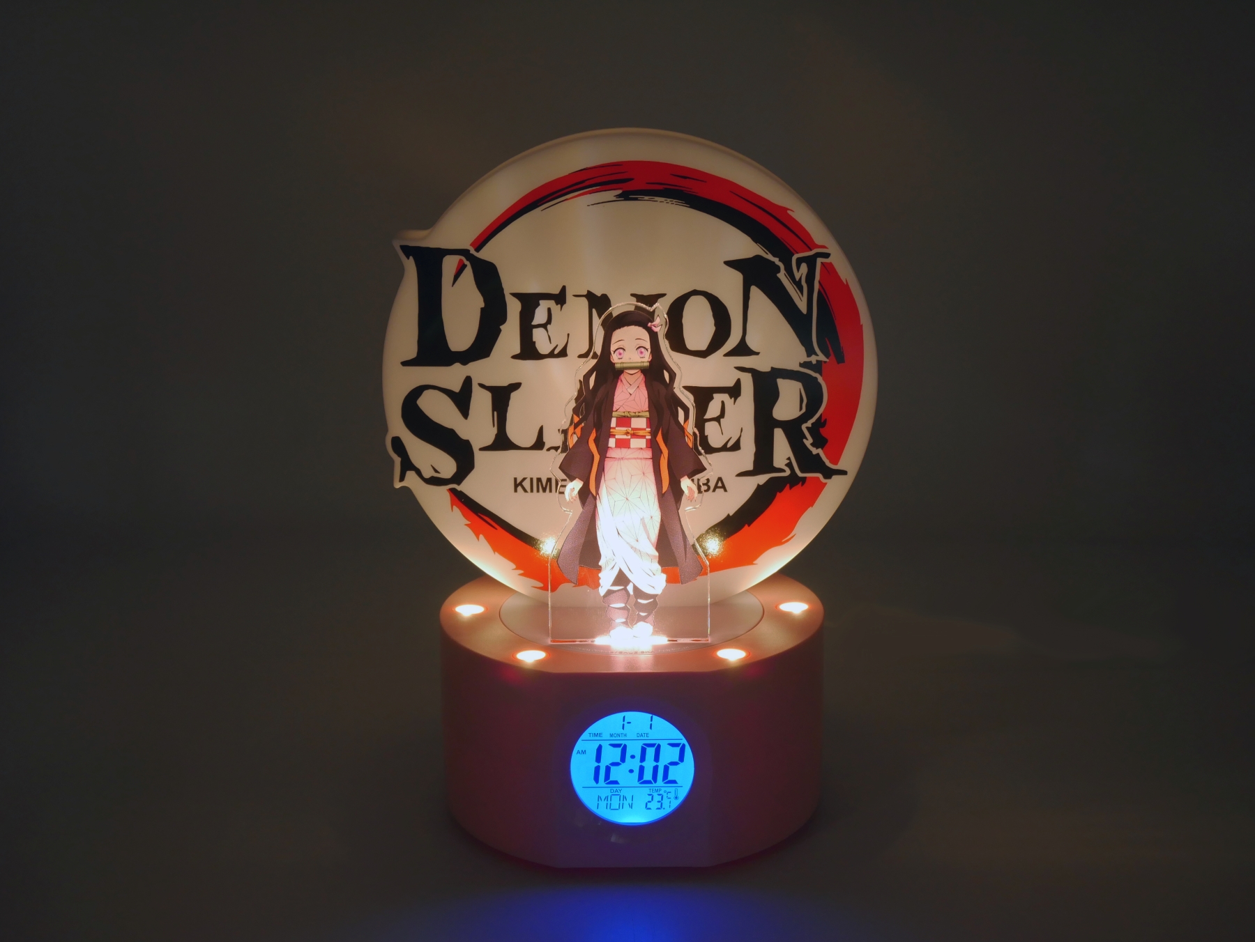 BEMS | DEMON SLAYER - Nezuko - LED Light-Up Alarm Clock - 20 cm