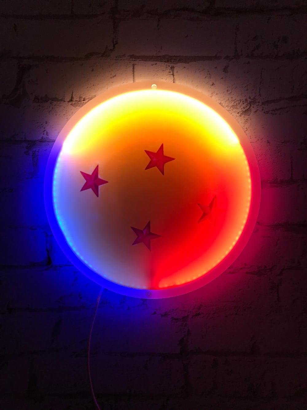 DRAGON BALL - Neon Mural Led Dragon Ball - 30 cm : ShopForGeek.com ...