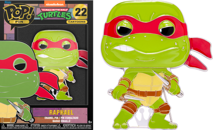 TEENAGE MUTANT NINJA TURTLES - Pop Large Enamel Pin N° 22 - Raphael ...