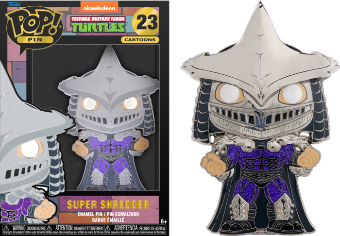 TMNT - Pop Large Enamel Pin N° 23 - Super Shredder - Chase Group ...