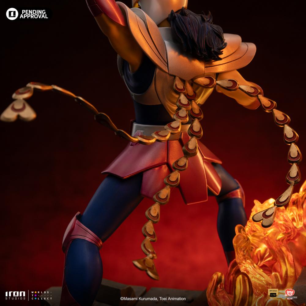 SAINT SEIYA - Phoenix Ikki - Statuette Art Scale 1/10 Deluxe 41cm ...