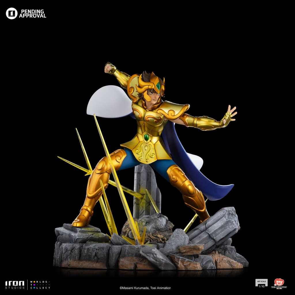 SAINT SEIYA - Leo Aiolia - Statue Art Scale 1/10 23cm : ShopForGeek.com ...