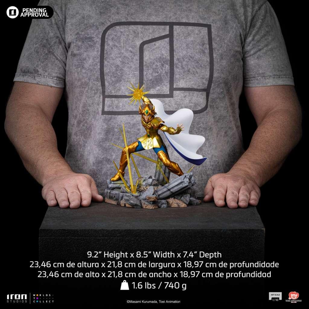 SAINT SEIYA - Leo Aiolia - Statue Art Scale 1/10 23cm : ShopForGeek.com ...