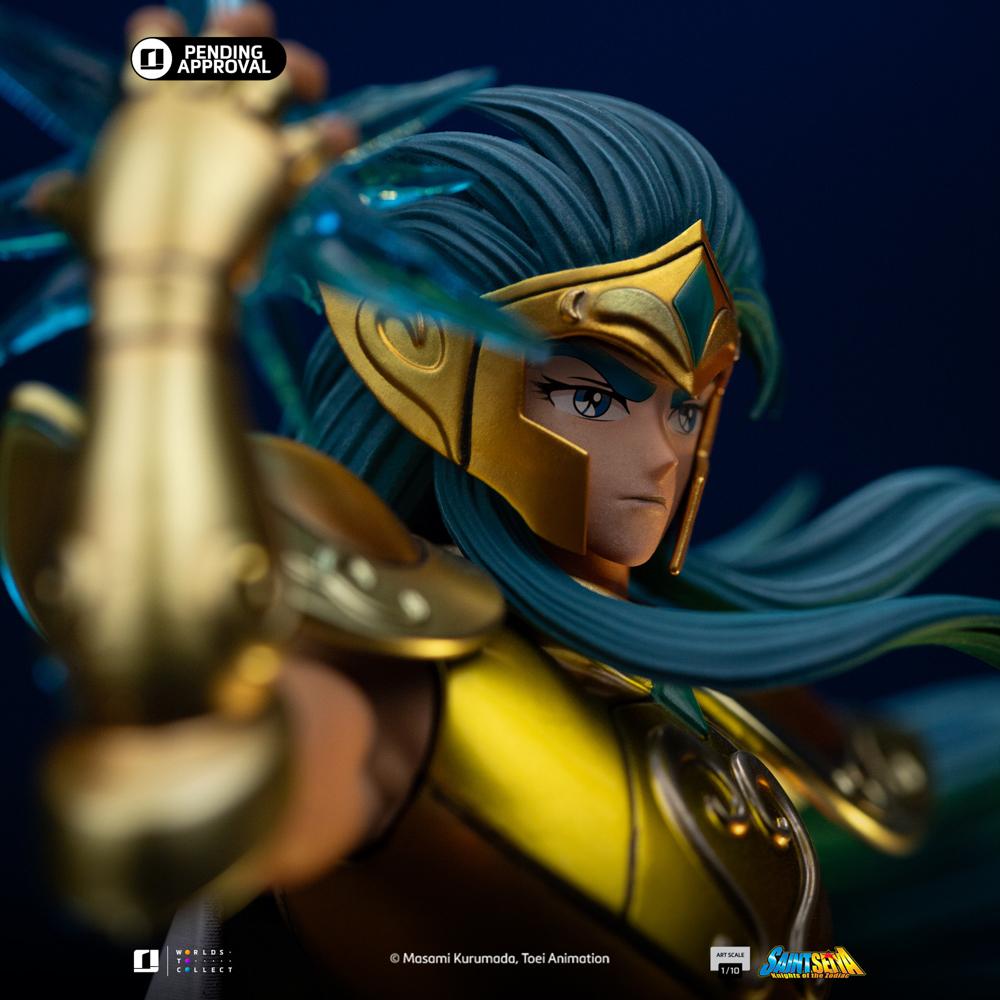 SAINT SEIYA - Aquarius Camus - Statue Art Scale 1/10 25cm : ShopForGeek ...
