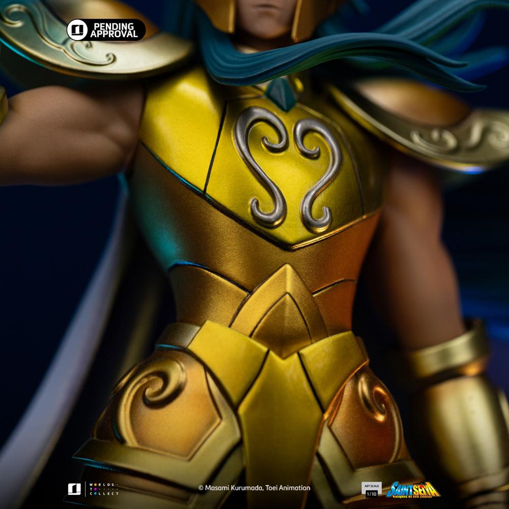 SAINT SEIYA - Aquarius Camus - Statue Art Scale 1/10 25cm : ShopForGeek ...