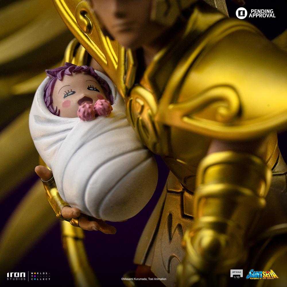 SAINT SEIYA - Sagittarius Aiolos - Statue Art Scale 1/10 20.5cm ...