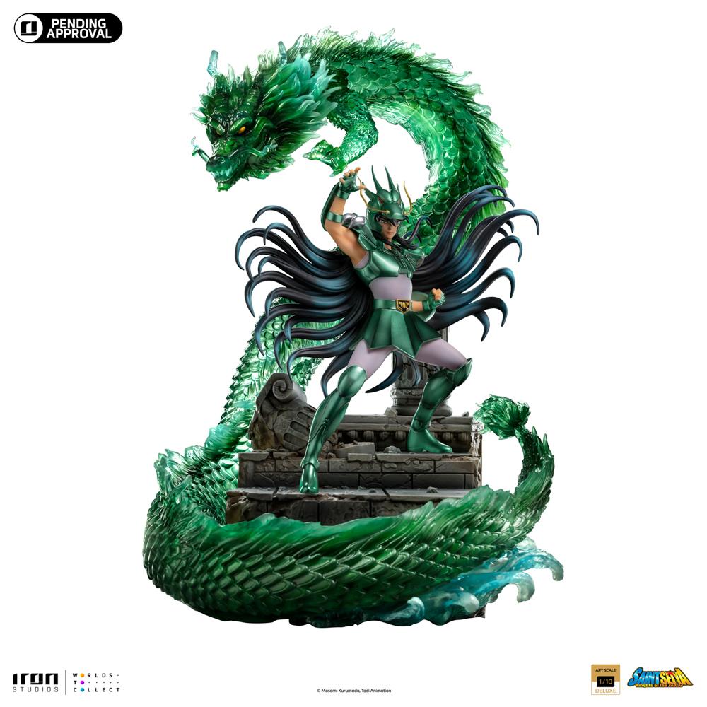 SAINT SEIYA - Dragon Shiryu - Statue Art Scale Deluxe 1/10 38.3cm ...