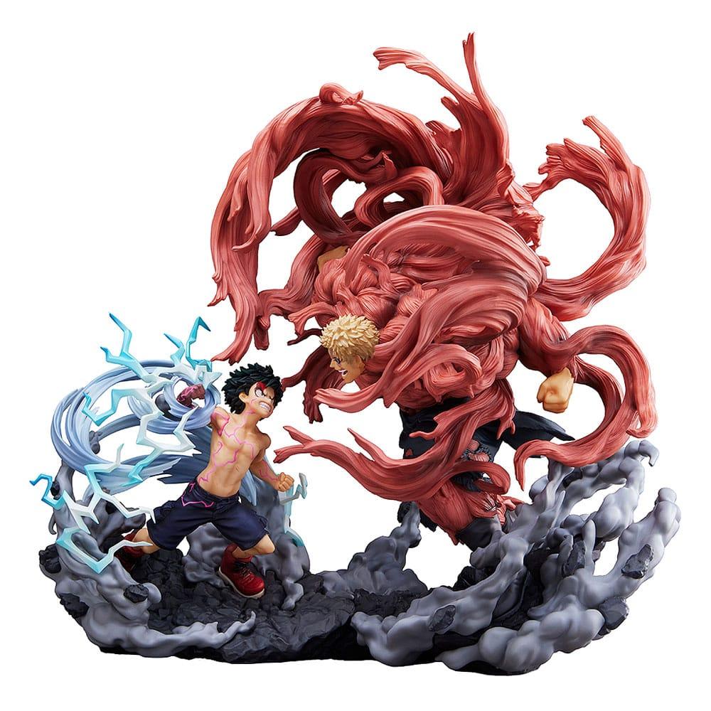 MY HERO ACADEMIA - Izuku VS Muscular - Statuette Super Situation 30cm ...