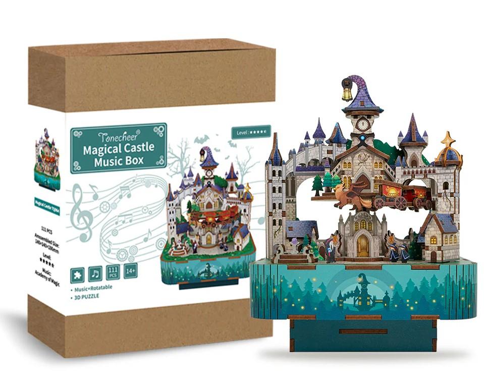 MAGICAL CASTLE - DIY Musical box - 111pcs : ShopForGeek.com: HOME Deco ...