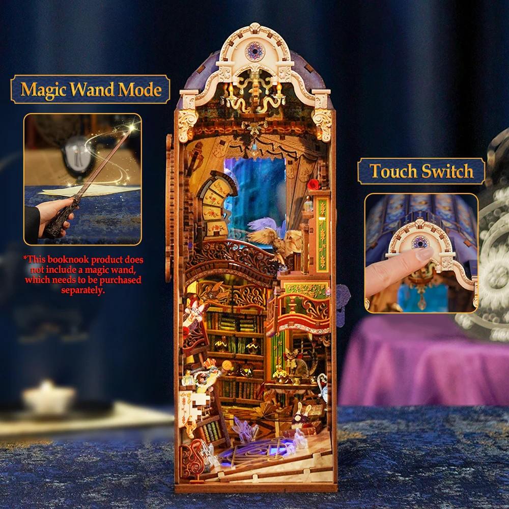 BOOK NOOK KIT - DIY- Magical library - 521pcs + LED Light : ShopForGeek ...