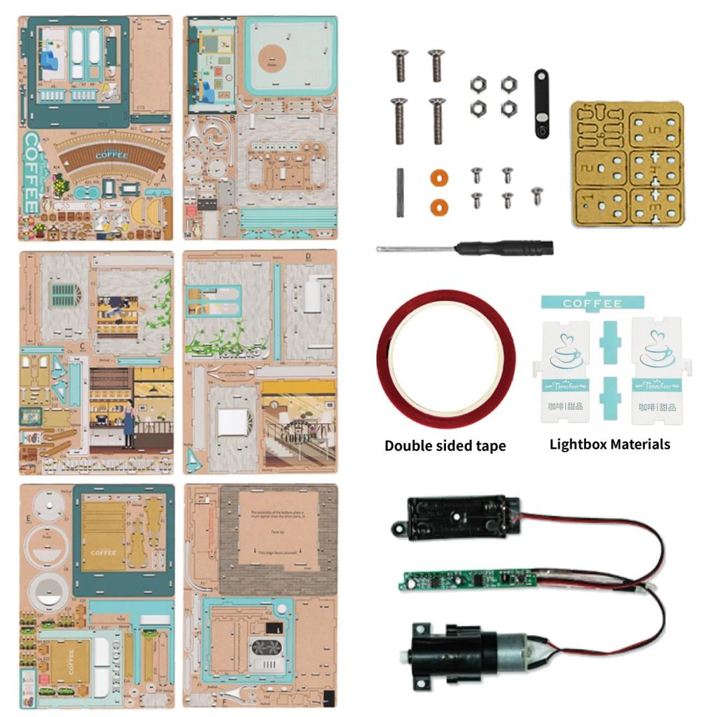 CAPE COFFEE SHOP - DIY Desktop Storage - 159pcs : ShopForGeek.com: Box ...