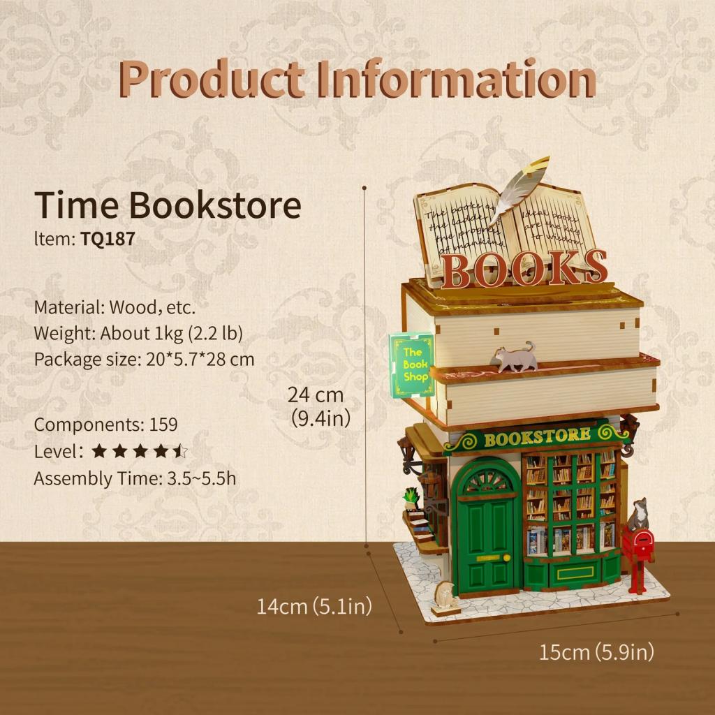 LIBRAIRIE TIME - Stockage de bureau DIY - 157pcs : ShopForGeek.com ...