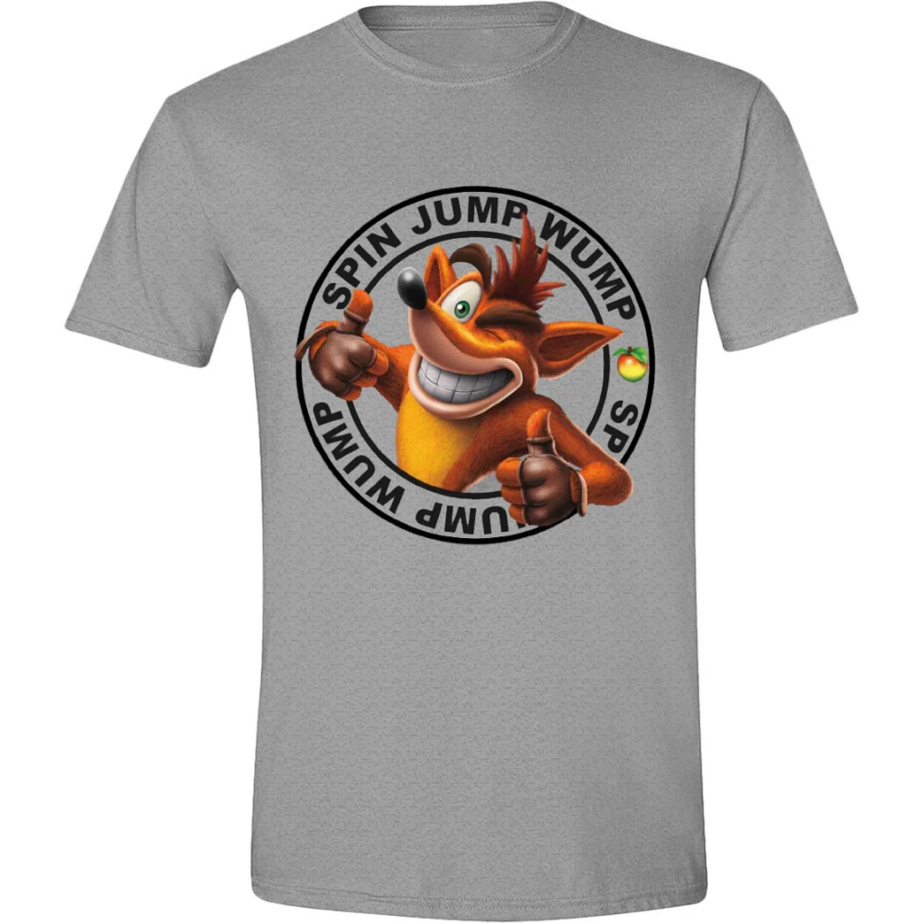 CRASH BANDICOOT - T-Shirt Jump Wump Crash Logo (XL) : ShopForGeek.com ...