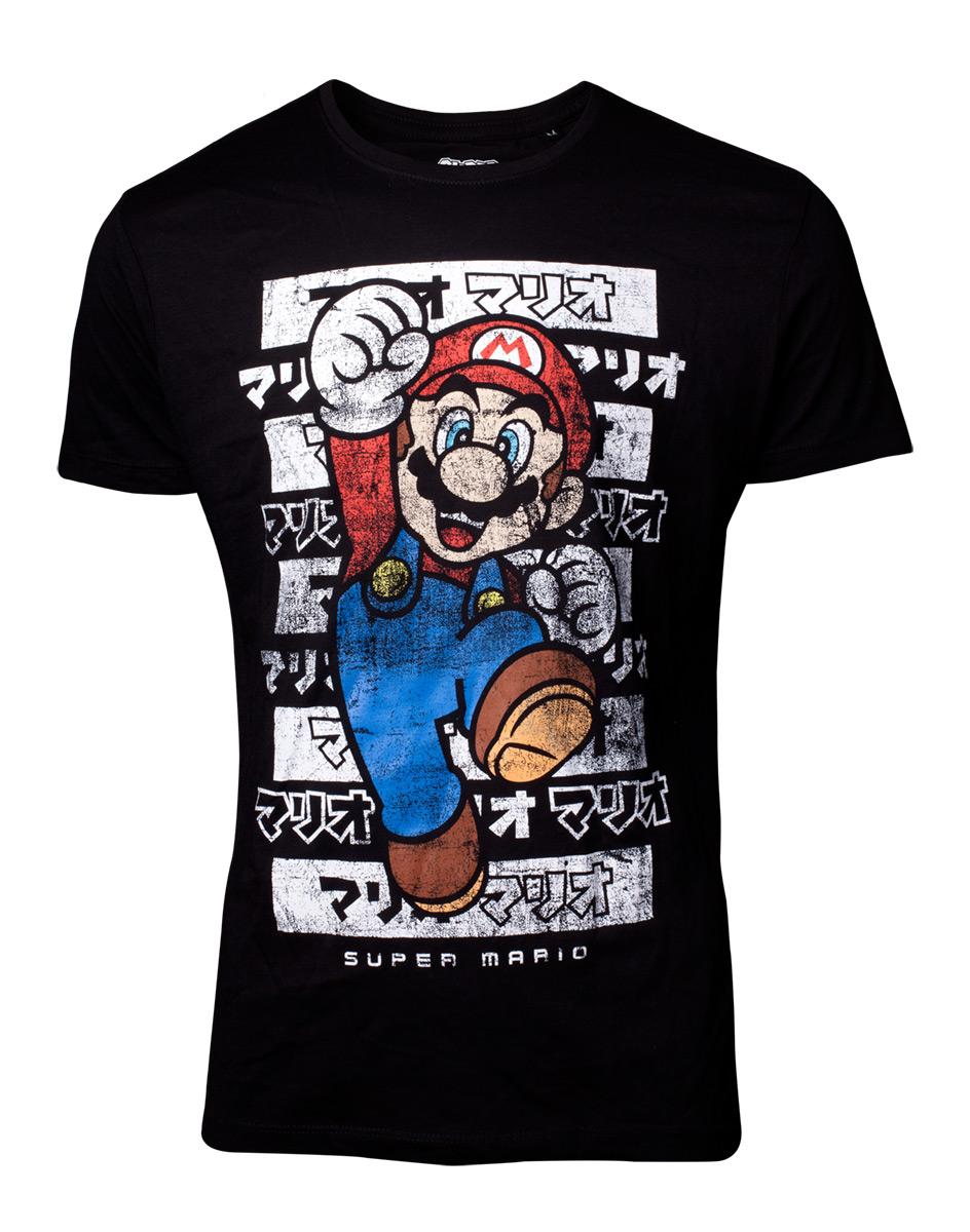 NINTENDO - T-Shirt - Mario Core Kanto (M) : ShopForGeek.com: T-Shirt ...