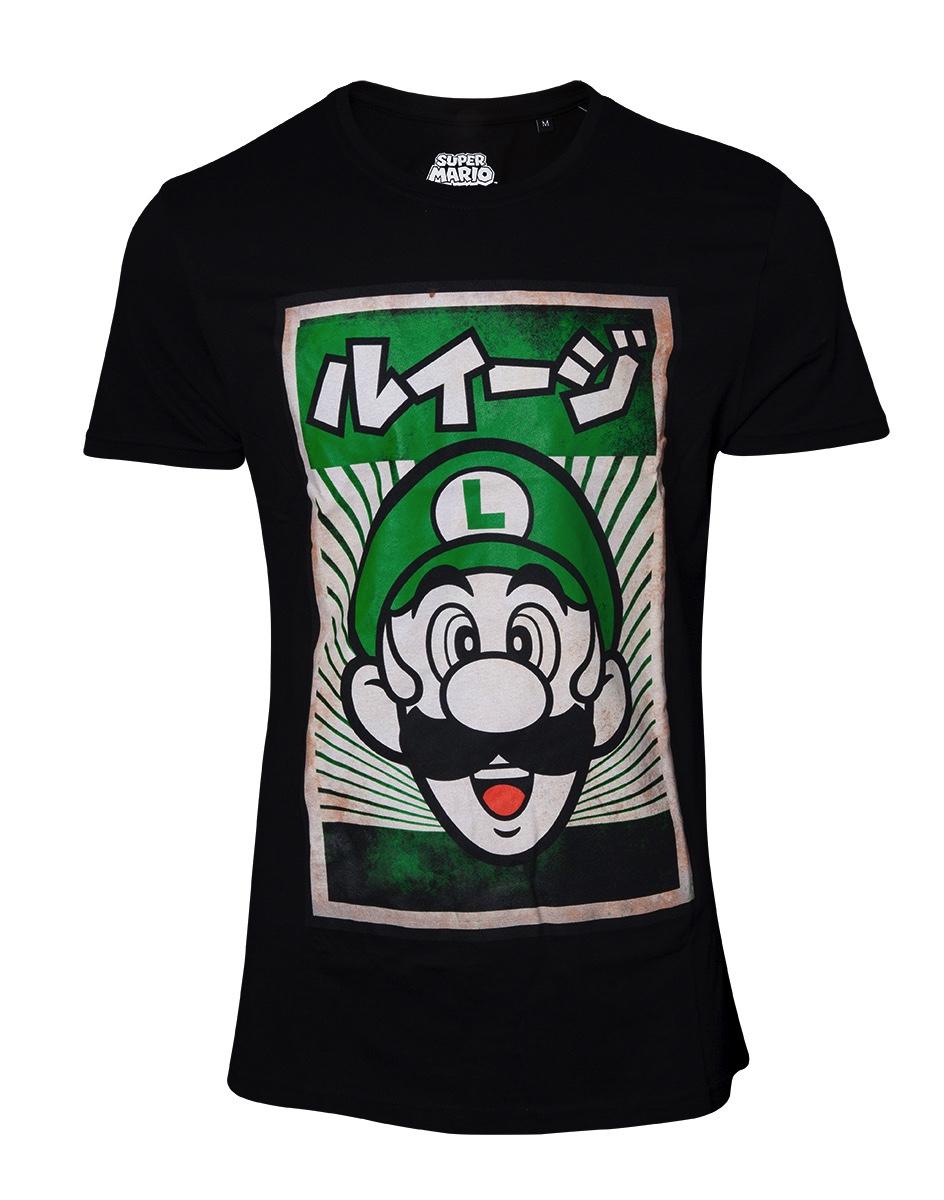 NINTENDO - T-Shirt - Propaganda Poster - Luigi (M) : ShopForGeek.com: T ...