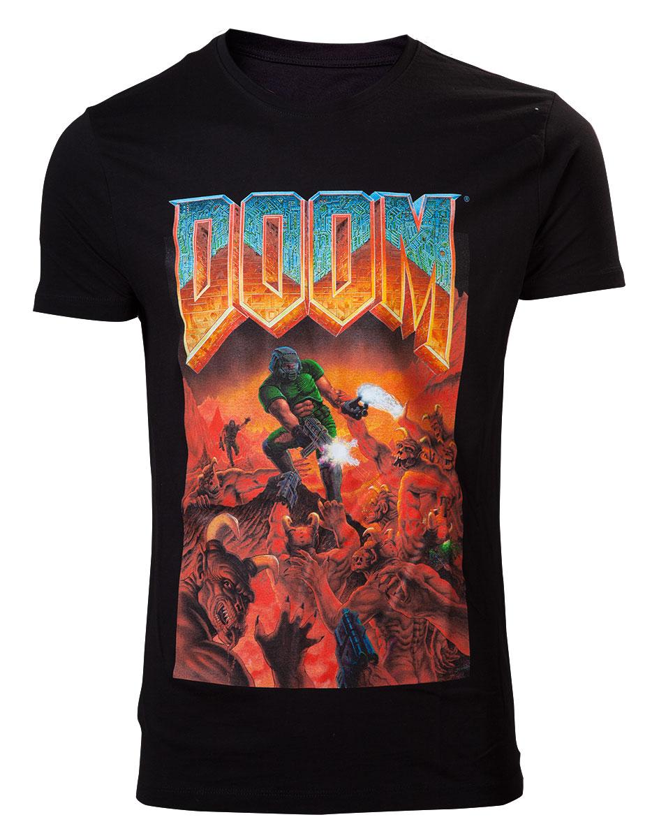 DOOM - T-Shirt - Classic Box Art - (XL) : ShopForGeek.com: T-Shirt ...