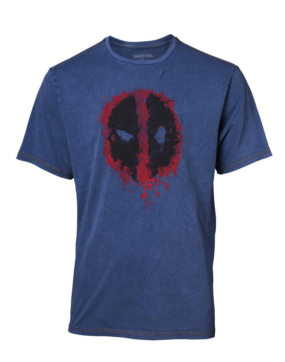 DEADPOOL - T-Shirt Premium - Faux Denim - Logo (M) : ShopForGeek.com: T ...