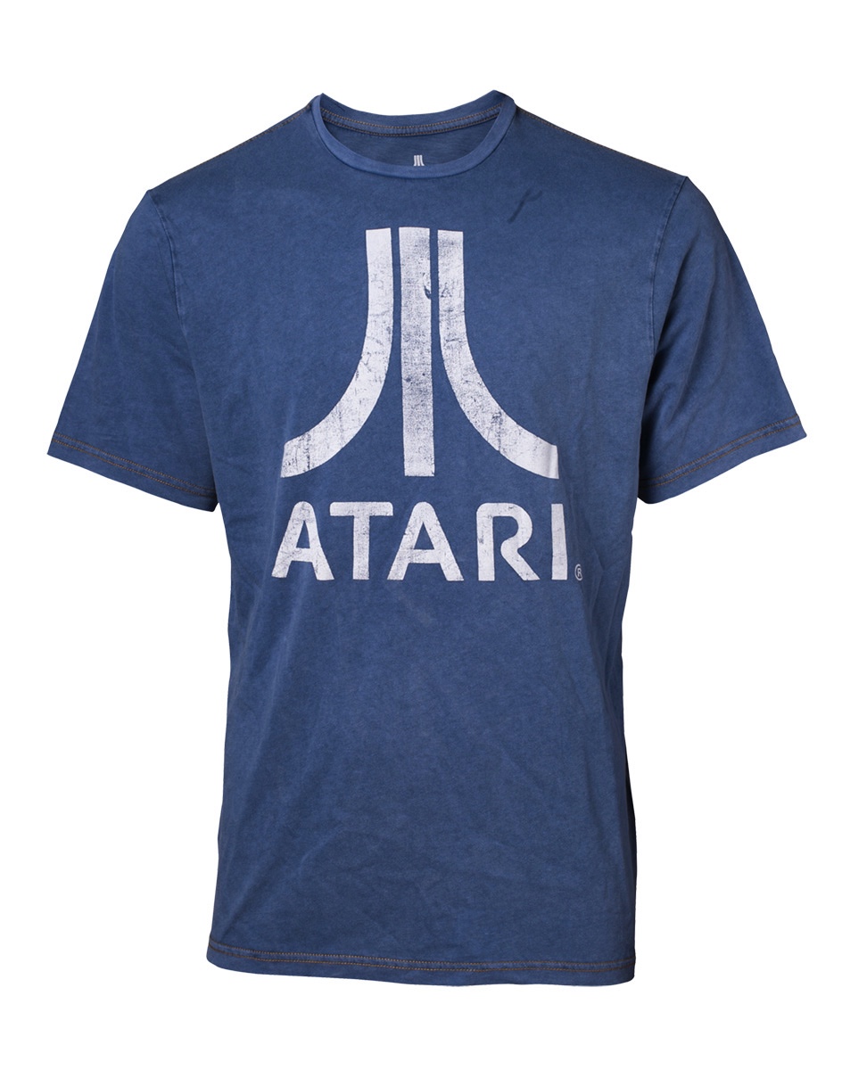 ATARI - T-Shirt Premium - Faux Denim - Logo (XL) : ShopForGeek.com: T ...