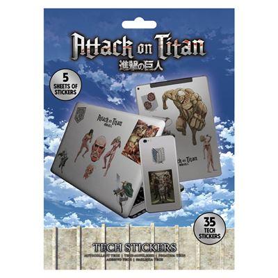 ATTACK ON TITAN - Season 3 - Tech Stickers Pack : ShopForGeek.com ...