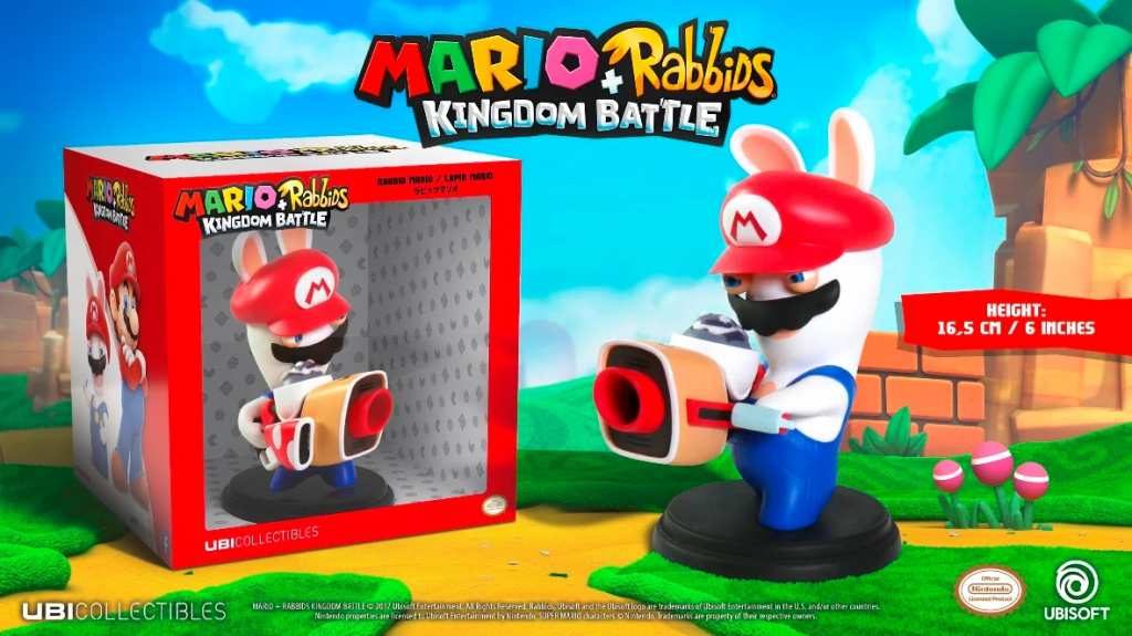 MARIO + RABBIDS KINGDOM - Figurine 6 inch Rabbit Mario (Ubisoft ...
