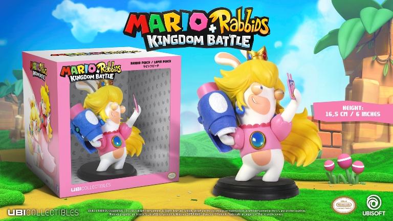 MARIO + RABBIDS KINGDOM - Figurine 6 inch Rabbit Peach (Ubisoft ...
