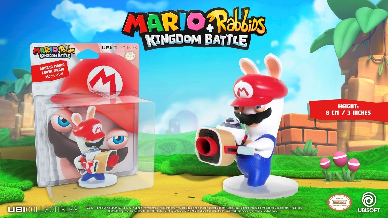 MARIO + RABBIDS KINGDOM - Figurine 3 inch Rabbit Mario (Ubisoft ...