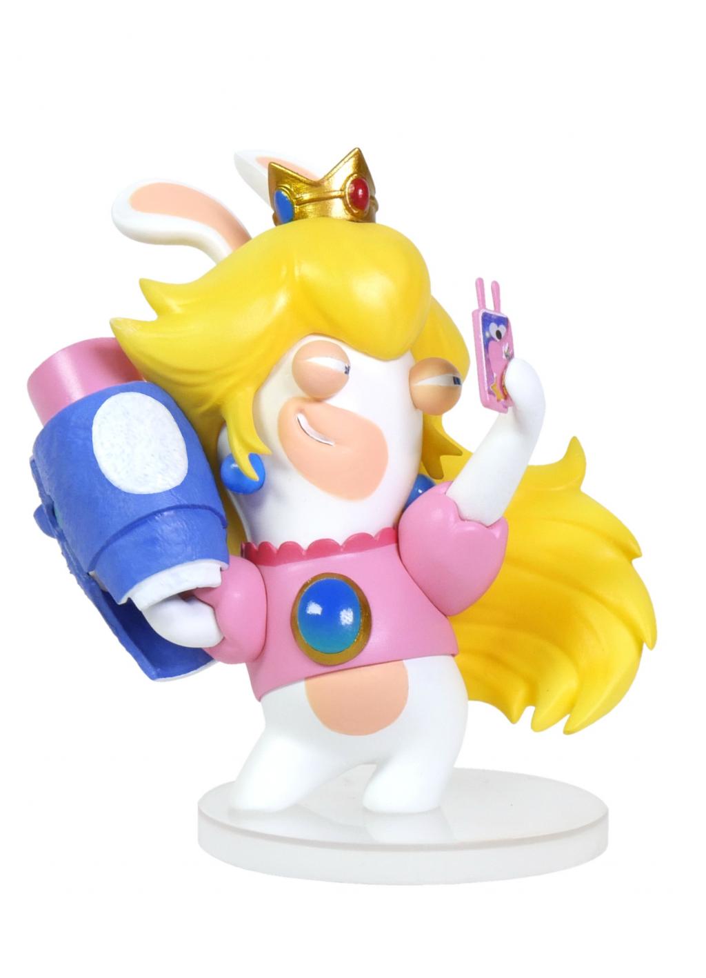MARIO + RABBIDS KINGDOM - Figurine 3 inch Rabbit Peach (Ubisoft ...