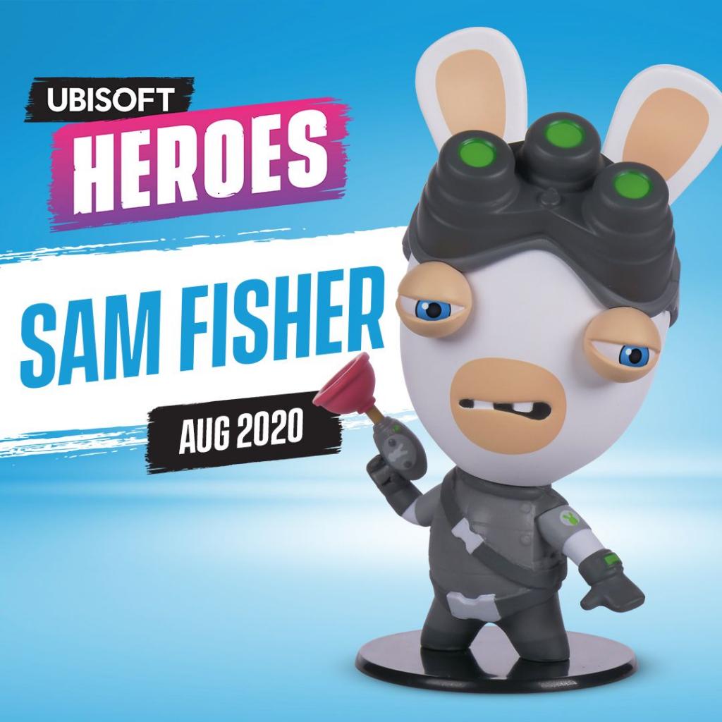 UBI HEROES - Chibi Rabbid Sam Fisher - Figurine Series 1 : ShopForGeek ...