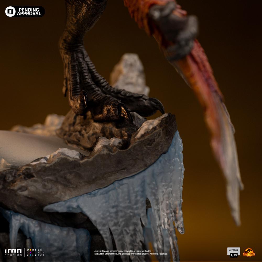 JURASSIC WORLD DOMINION - Pyroraptor - Statuette Art Scale 1/10 18.5cm ...
