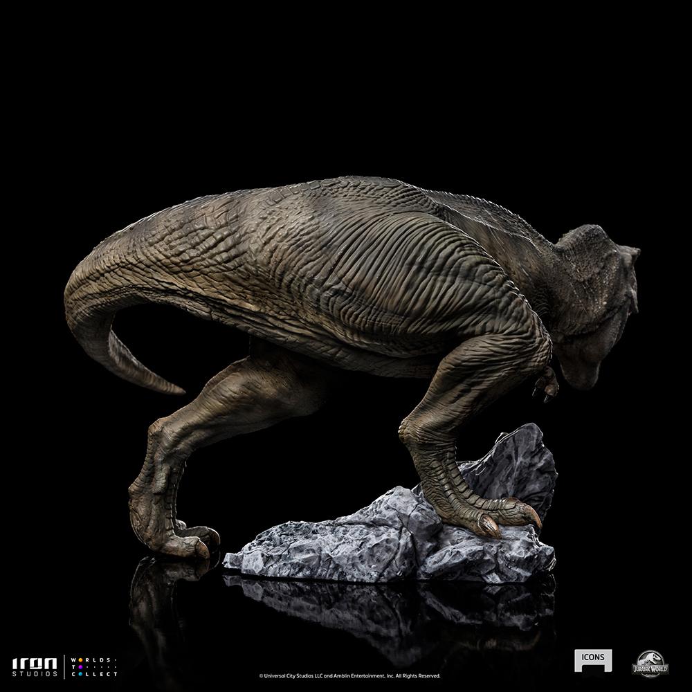 JURASSIC WORLD - T-Rex - Statue Icons 13cm : ShopForGeek.com: Figurines ...