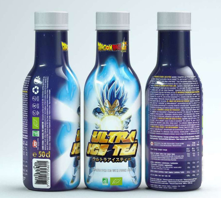 DRAGON BALL SUPER - Ultra Ice Tea - Vegeta - Bottle 50 Cl : ShopForGeek ...