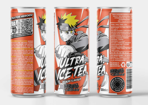 NARUTO SHIPPUDEN - Ultra Ice Tea - Gaara - Bottle 50 Cl : ShopForGeek ...