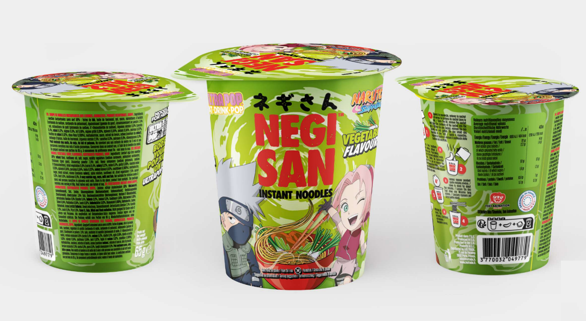 NARUTO SHIPPUDEN - Cup Noddles - Sakura/Kakashi - Vegetables ...