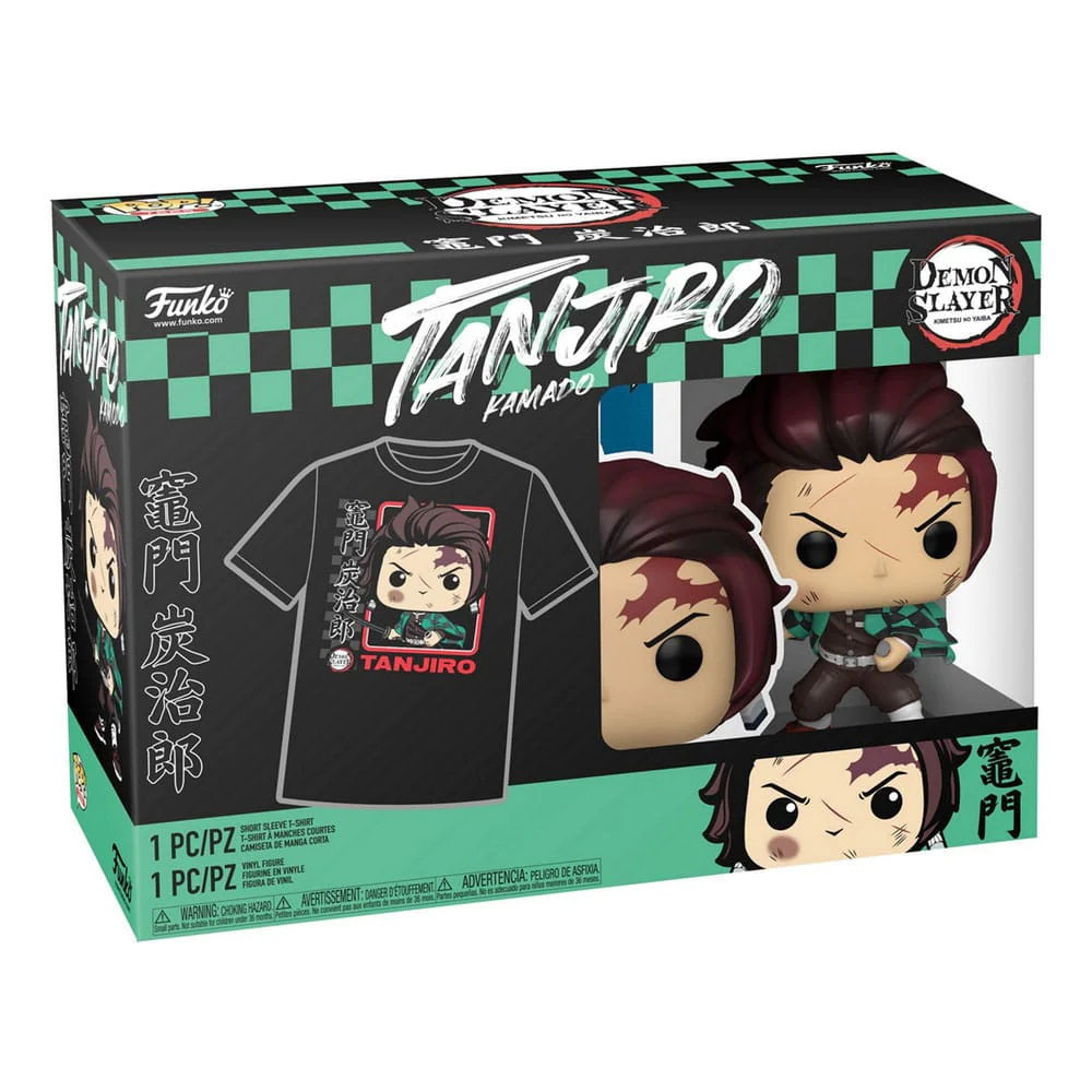 DEMON SLAYER - POP N° 874 - Tanjiro SE + T-shirt (S) : ShopForGeek.com: Bobble Head POP Funko ...