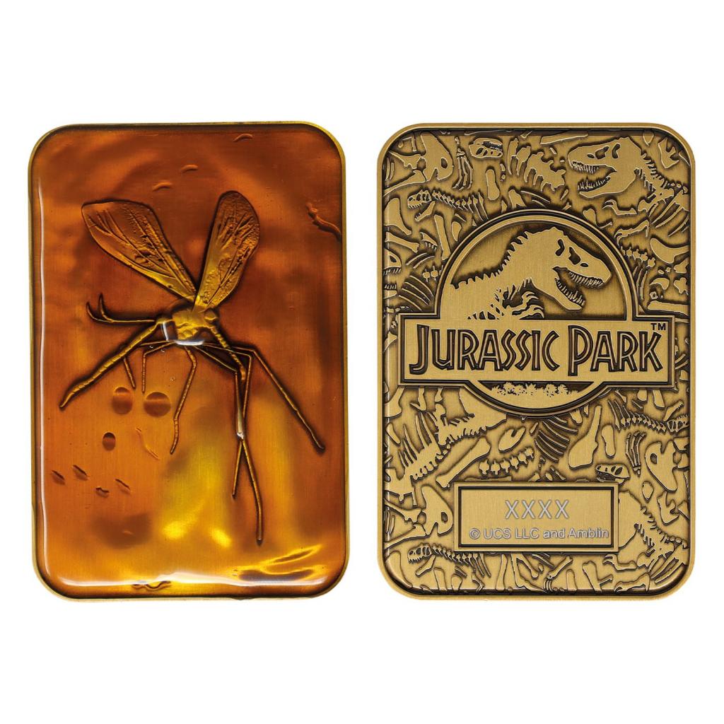 JURASSIC PARK - Mosquito in Amber - Collector Metal Ingot : ShopForGeek ...